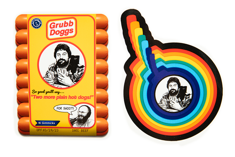 Hot Dog Sticker 2-pack - Giant Bomb Emporium